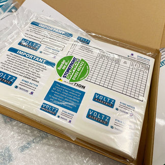 Electrician Stickers Bundle #2, Custom Printed Electrical Label Packs ...