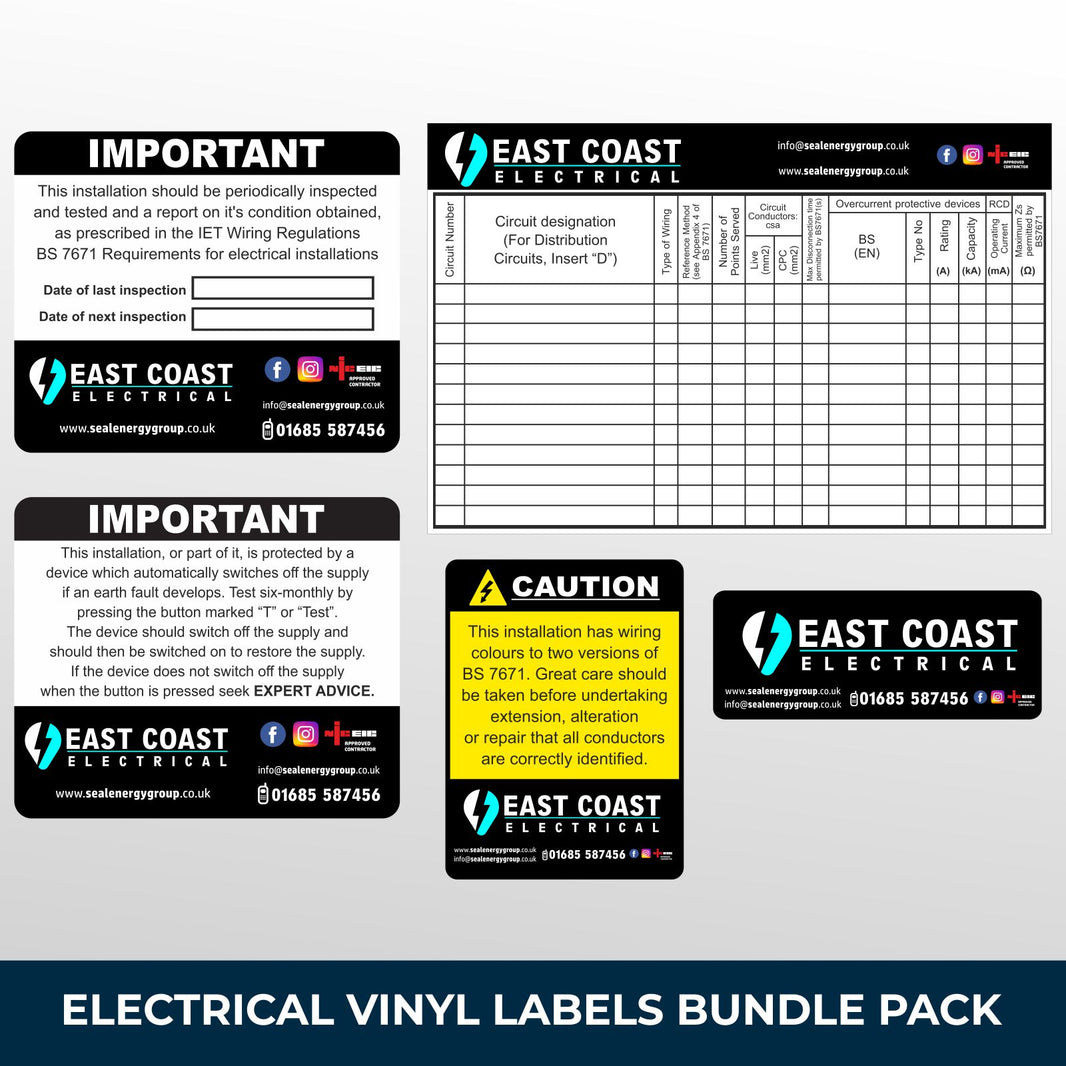Stickers & Label Printing for Electrical and Solar/Renewables Industry ...